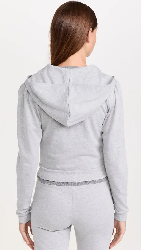 Sandy Liang Sookie Hoodie In Heather Grey - 60% Off | Editorialist